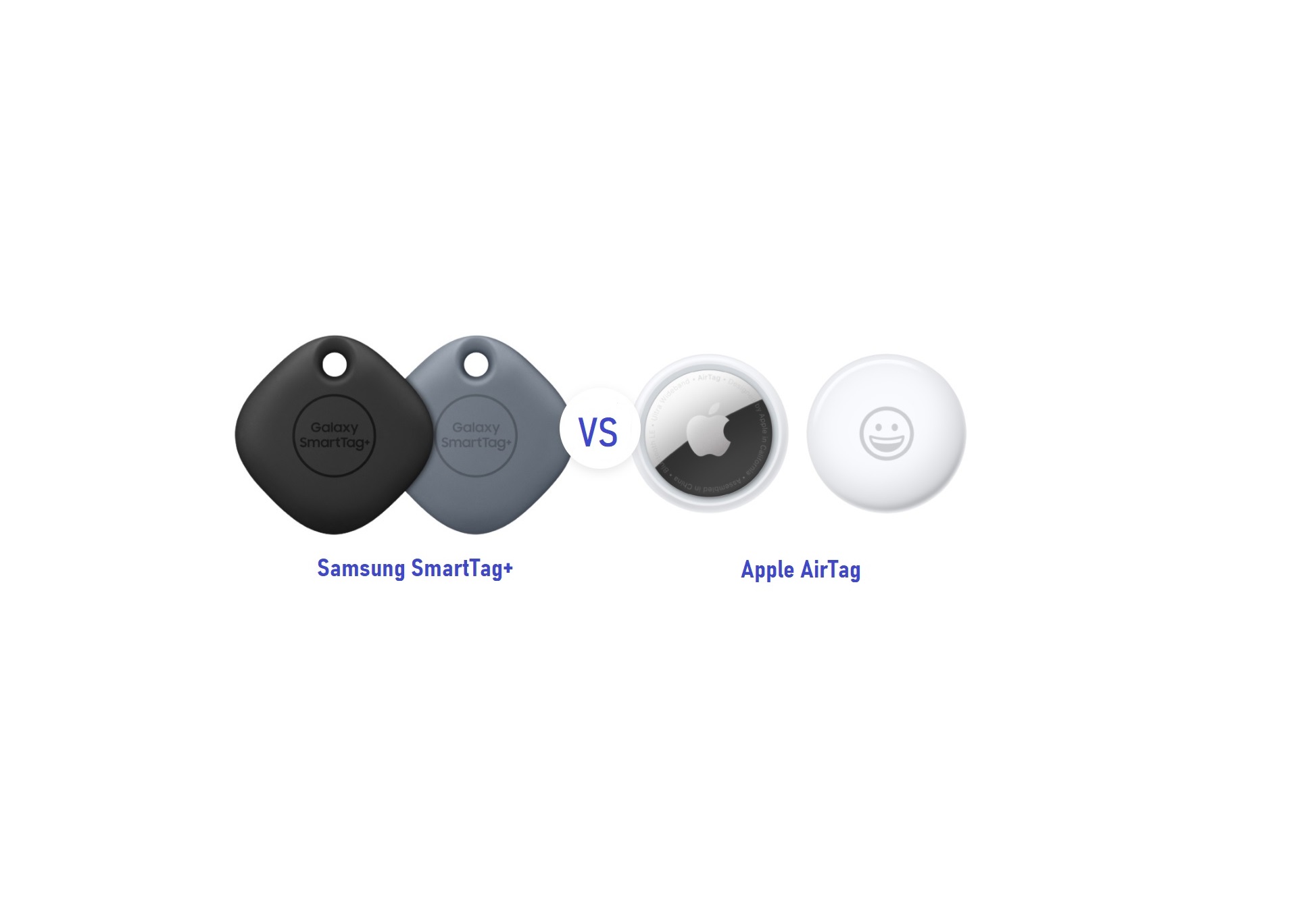 Samsung Galaxy SmartTag+ vs. Apple AirTag : What do they have?